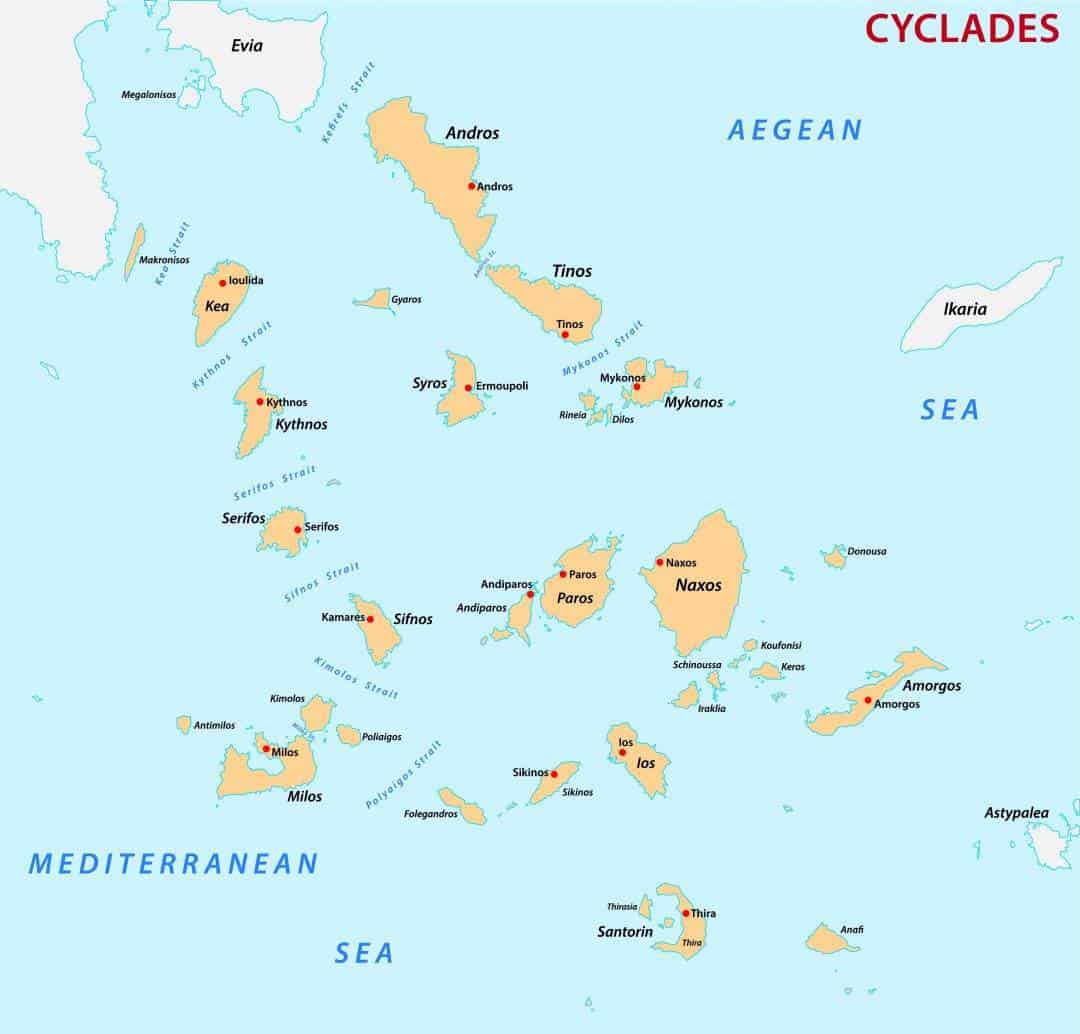 Maps of Greece - find your way around this mystical land